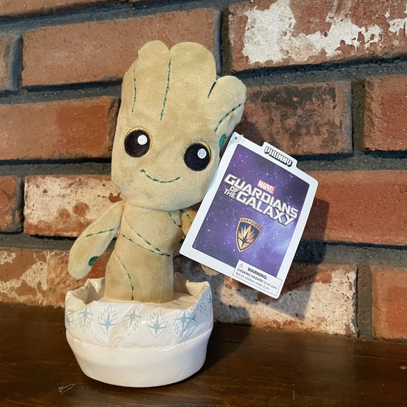 Marvel | Toys | Marvel Potted Baby Groot Plush Guardians Of The Galaxy ...